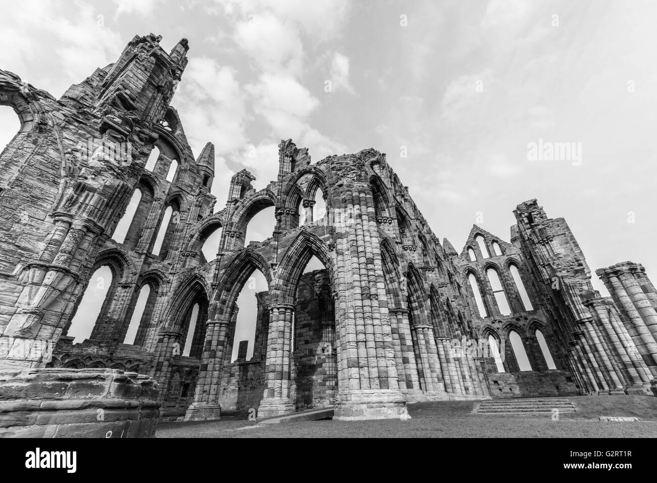 Whitby abbey old archways hi-res stock photography and images - Alamy