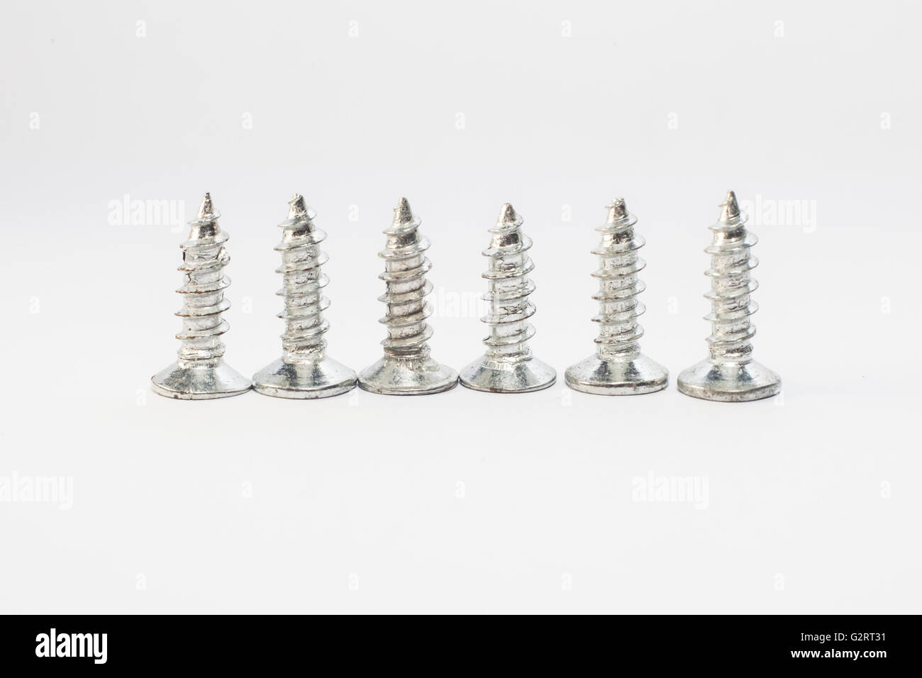 Screws for industry and manufacturing with white background Stock Photo ...