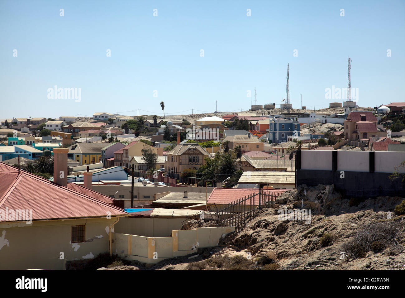 Luderitz rooftops hi-res stock photography and images - Alamy