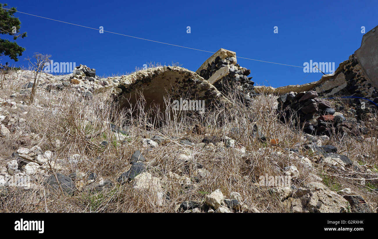 Greece island Santorini in autumn Stock Photo - Alamy