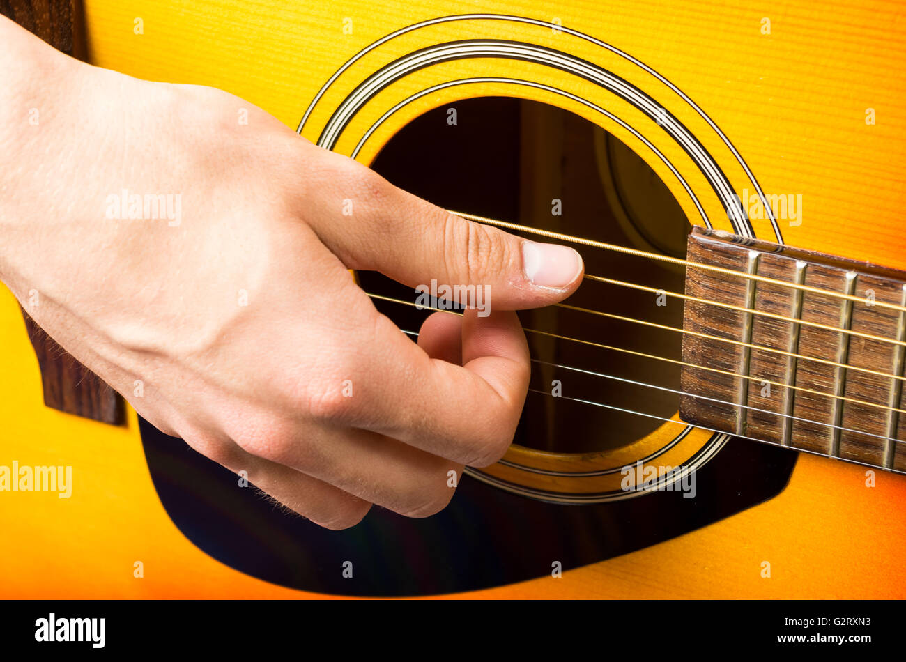 Playing guitar close up guitar hi-res stock photography and images - Alamy