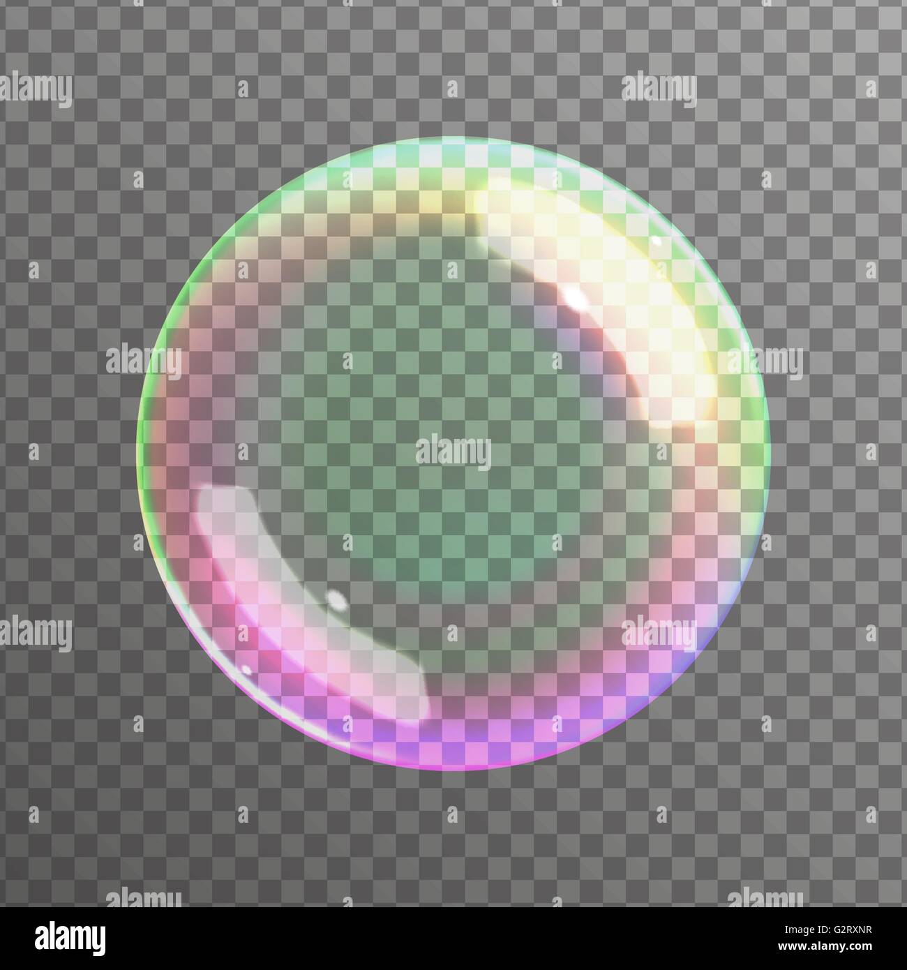 Rainbow color of soap bubble Stock Vector Images - Alamy