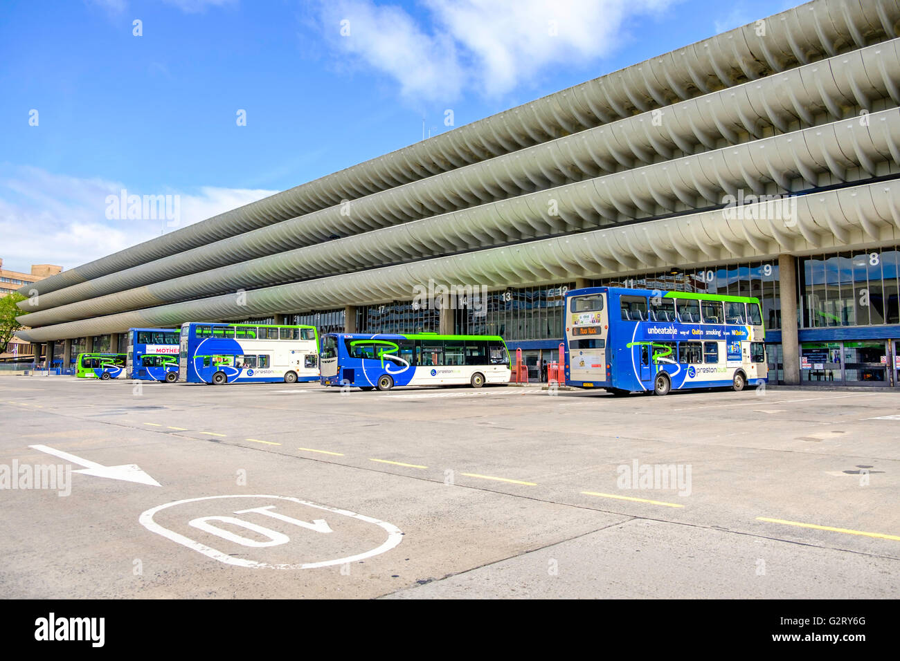 Preston Bus Station Stock Photo - Alamy
