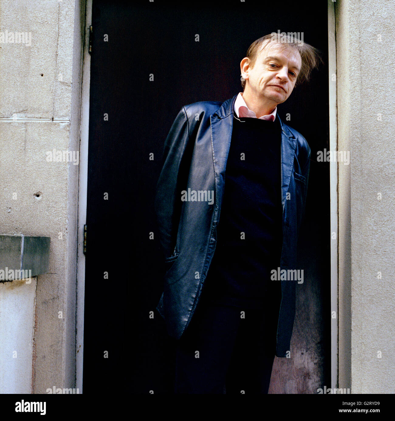 Mark E Smith lead singer of the Fall band photographed in London ...