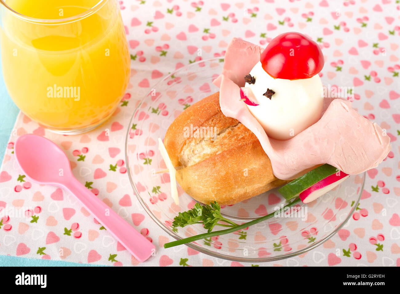 Funny sandwich face hi-res stock photography and images - Alamy