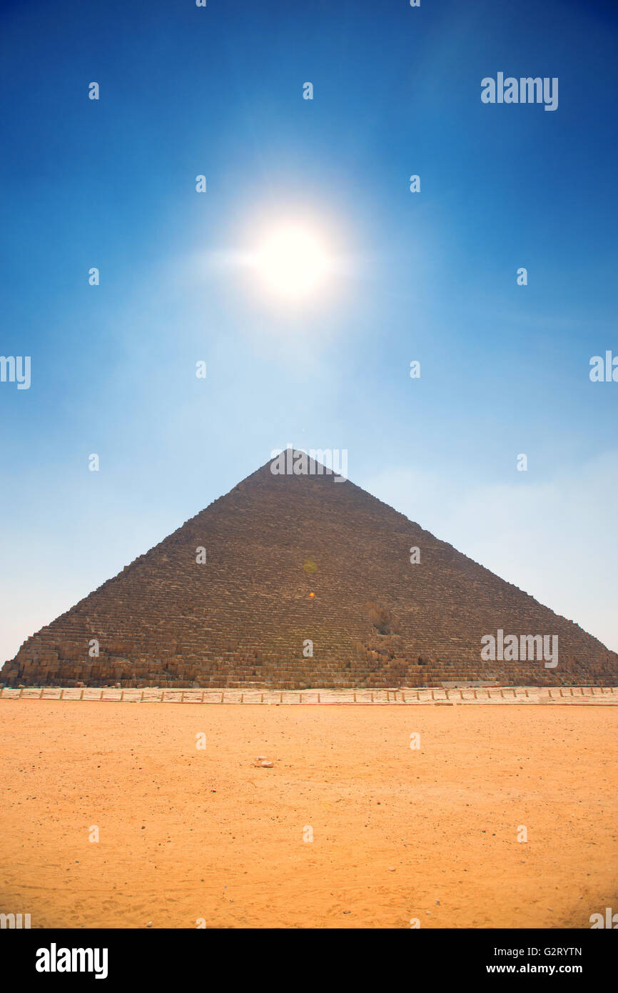 pyramids of the pharaohs in Giza. Cairo, Egypt Stock Photo - Alamy
