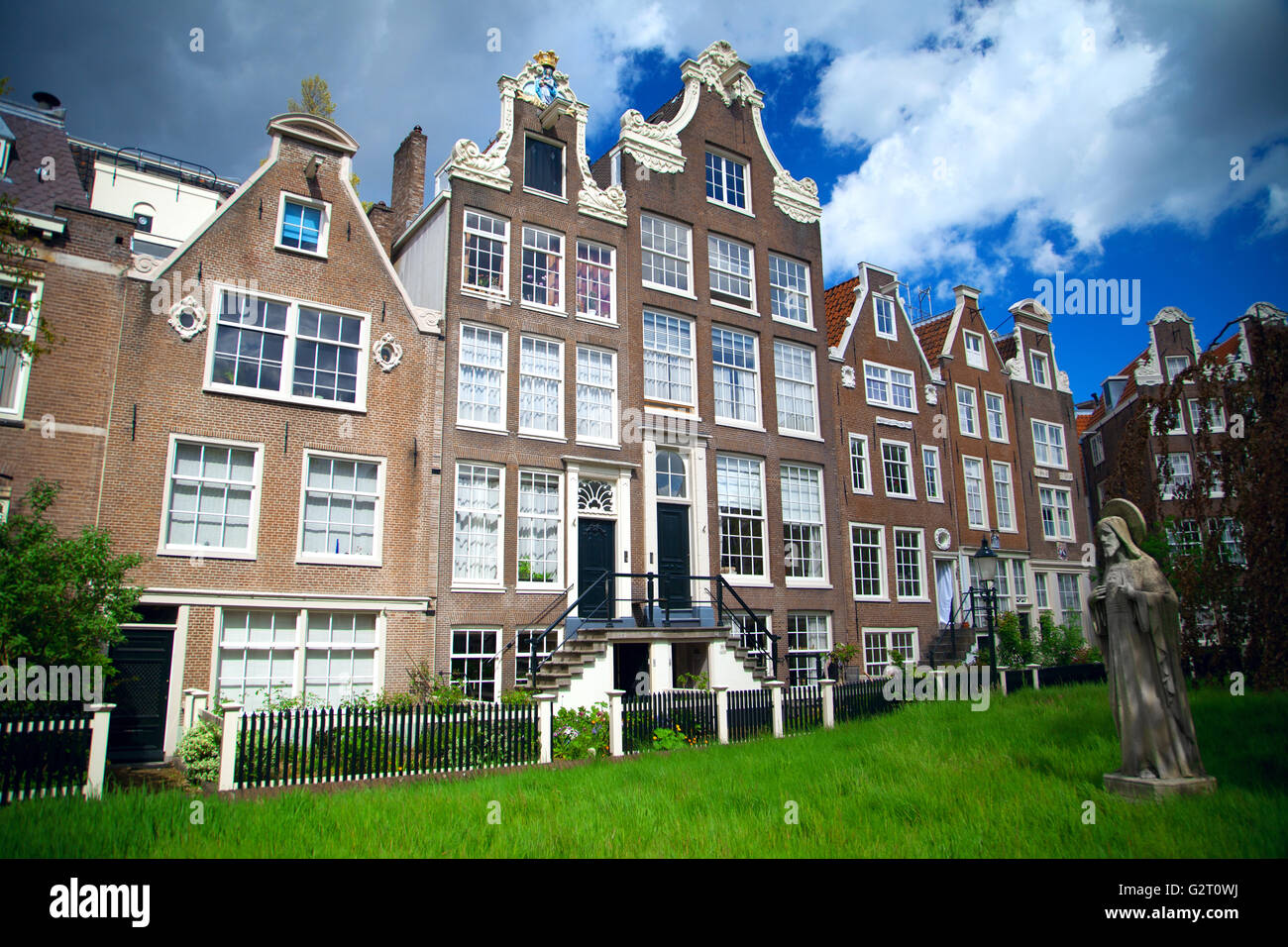 World famous historic Begijnhof is one of the oldest inner courts in ...