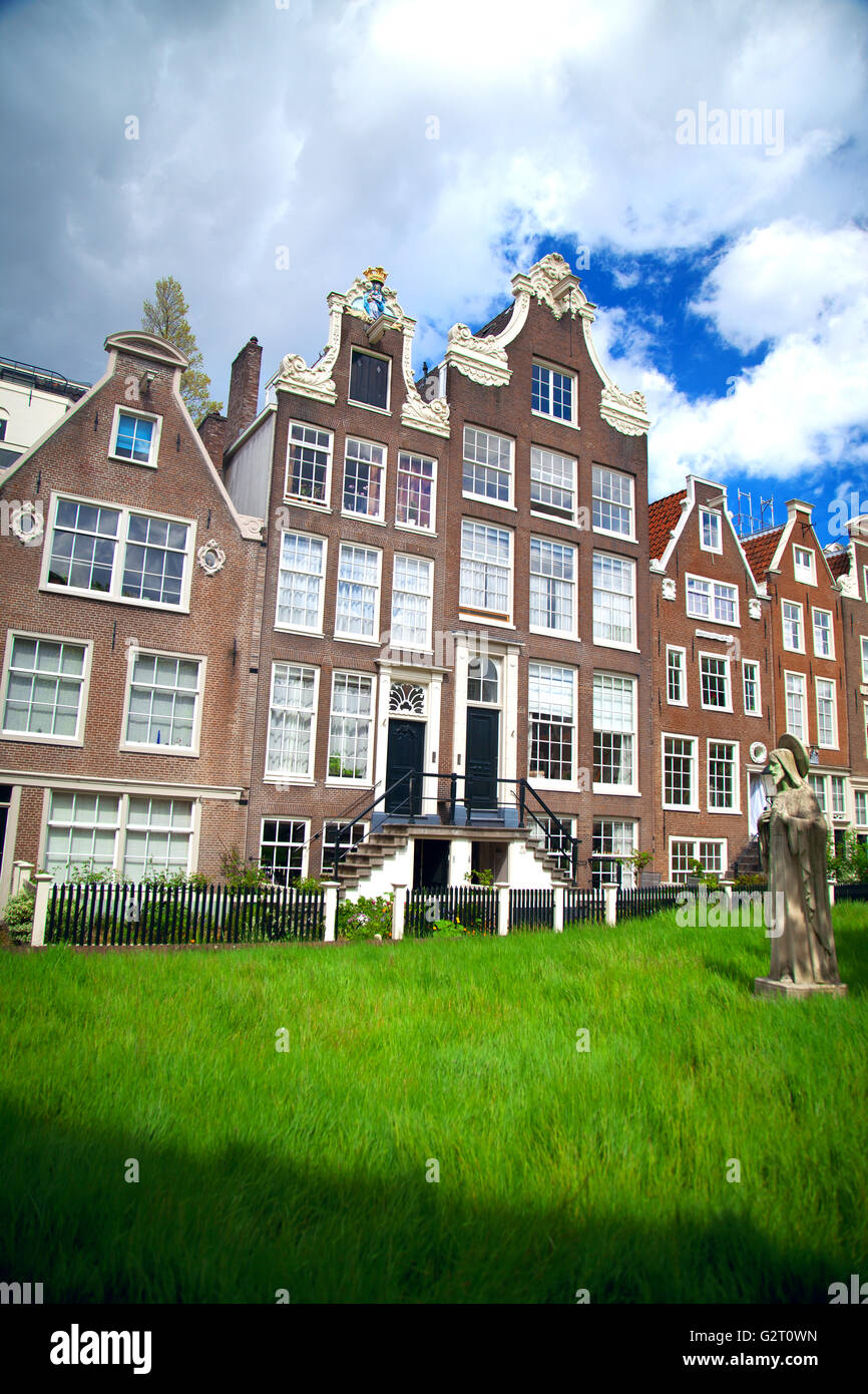 World famous historic Begijnhof is one of the oldest inner courts in ...
