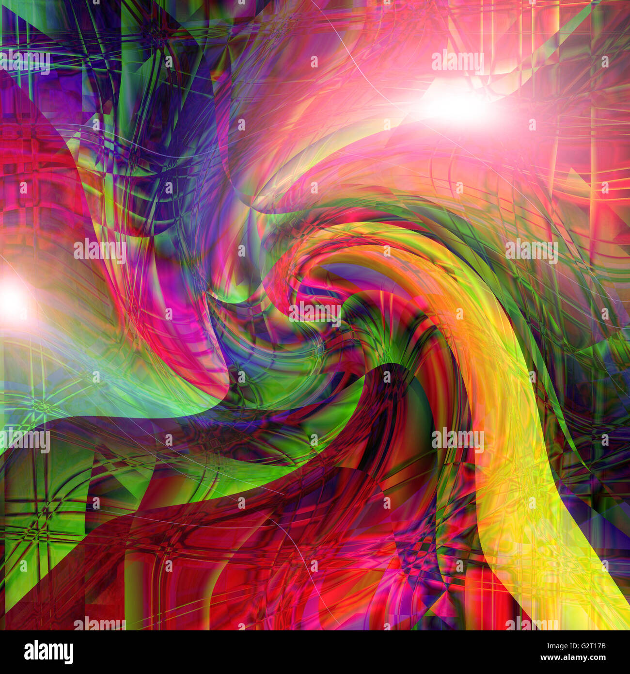 Abstract coloring skyline gradients background with lens flare and ...