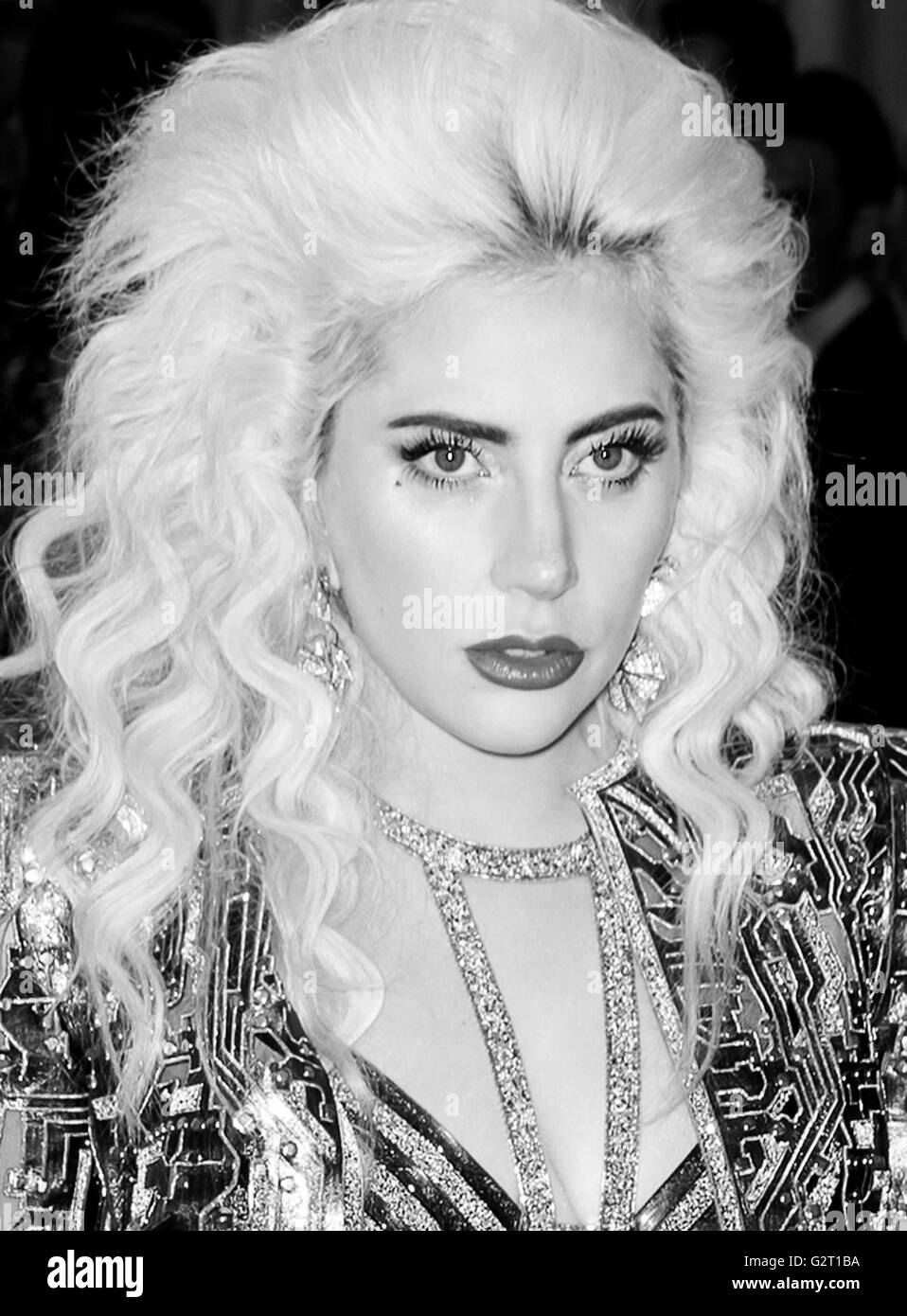 Lady gaga portrait hi-res stock photography and images - Alamy