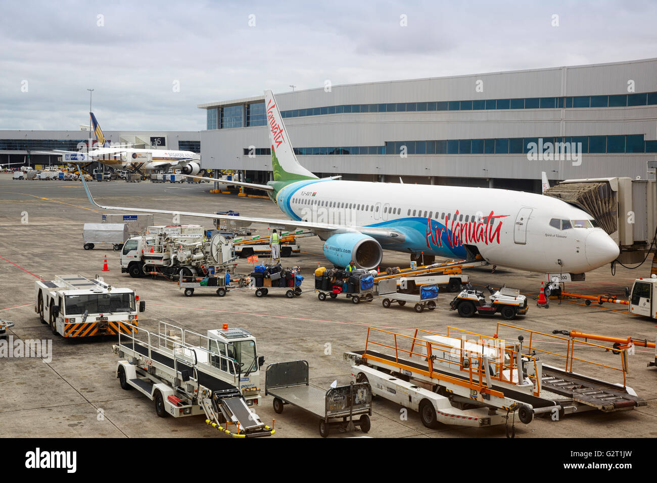 Air Vanuatu plane Stock Photo - Alamy