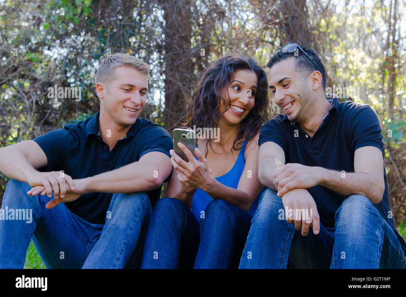 Young adults laughing hi-res stock photography and images - Alamy