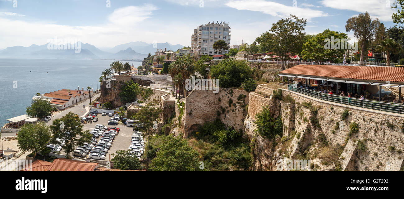 ANTALYA, TURKEY - APRIL 23, 2016 : Landscape view of touristic Antalya ...