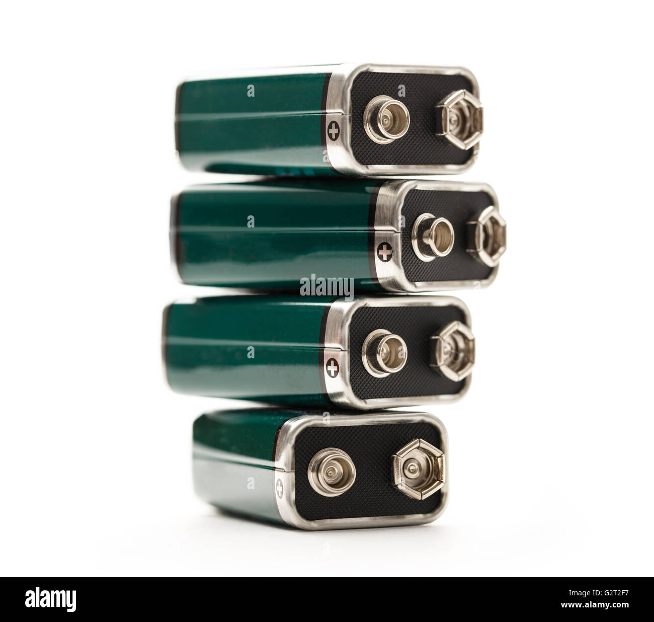 Group of many batterys on white in closeup Stock Photo - Alamy