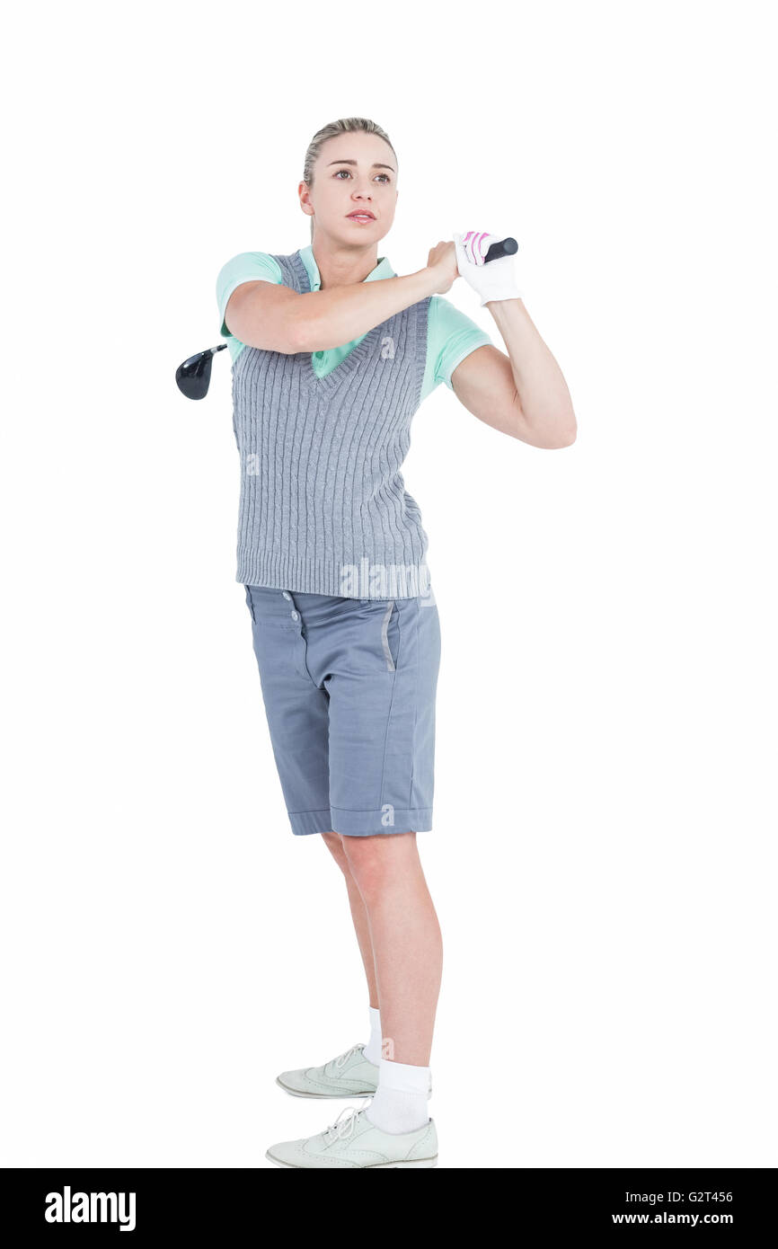 Blonde golfer hi-res stock photography and images - Alamy