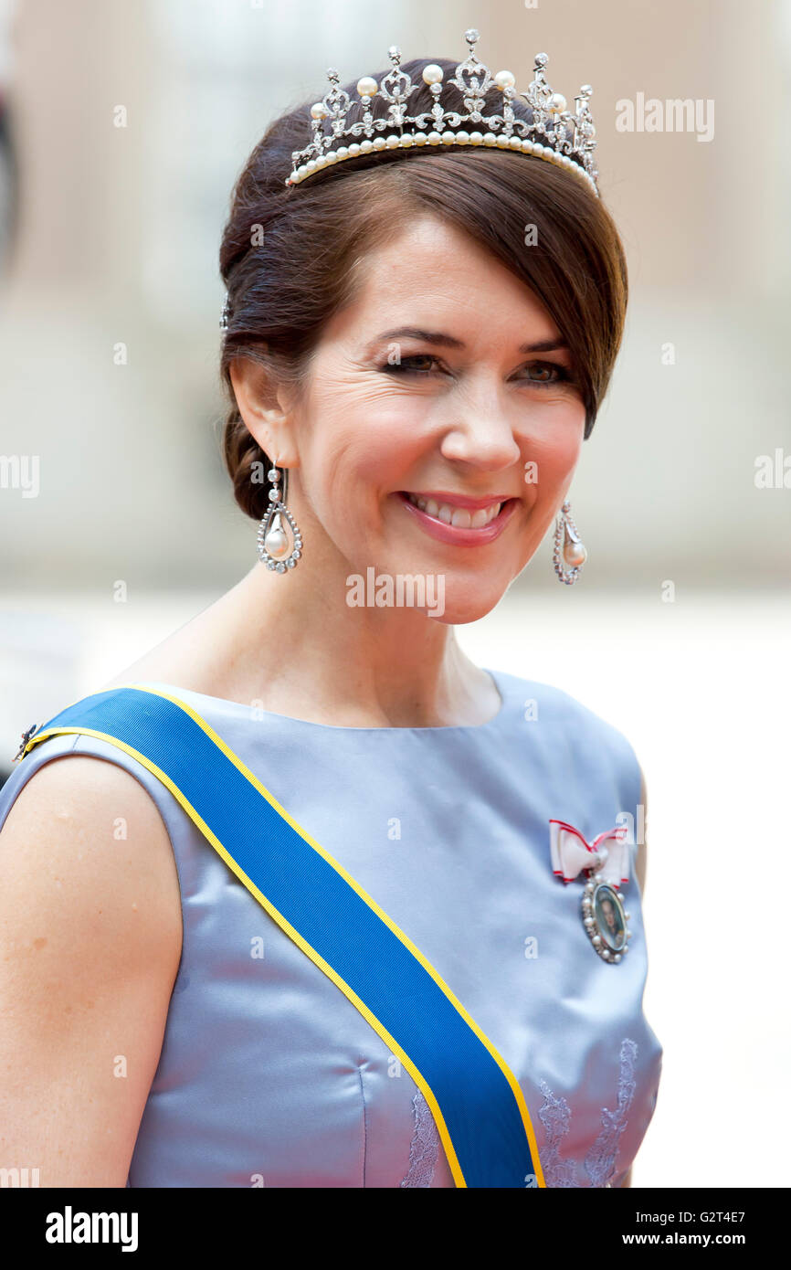 Crown Princess Mary Of Denmark Attends The Wedding Of Prince Carl