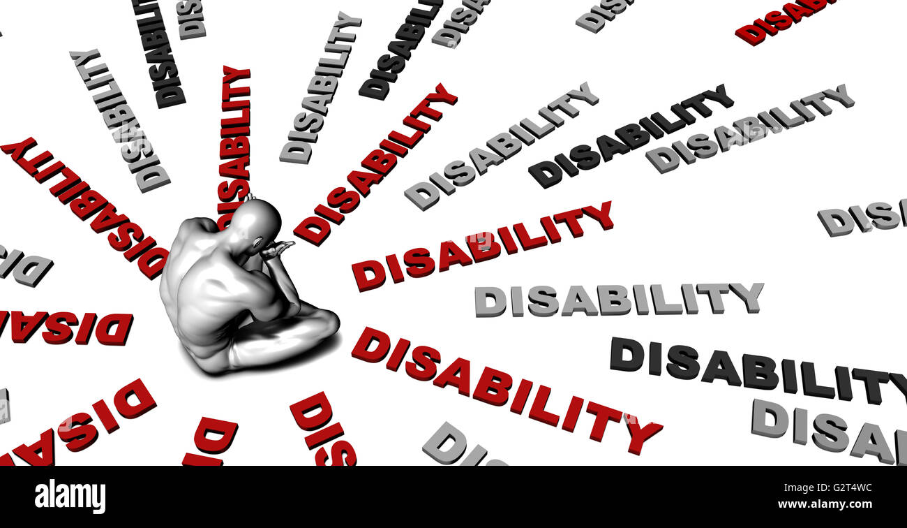 Suffering From Disability with a Victim Crying Male Stock Photo - Alamy