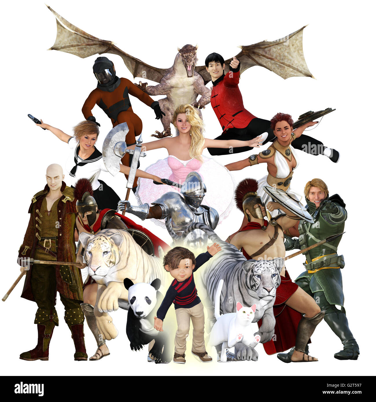 Children Fantasy Book Concept Using Their Imagination Stock Photo - Alamy
