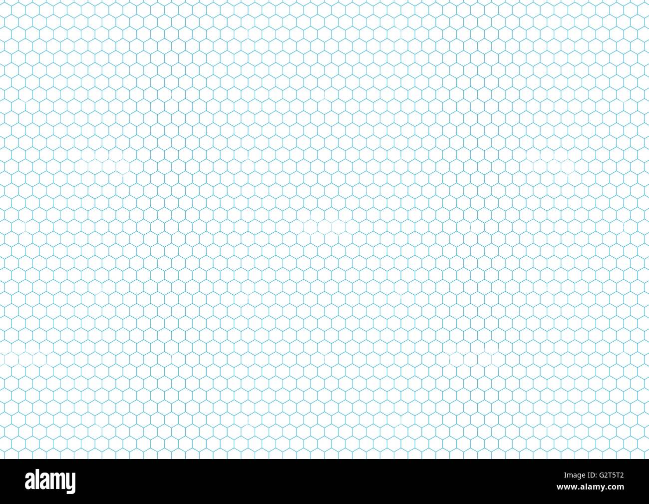 Cyan color hexagon grid, a4 size horizontal background Stock Vector ...