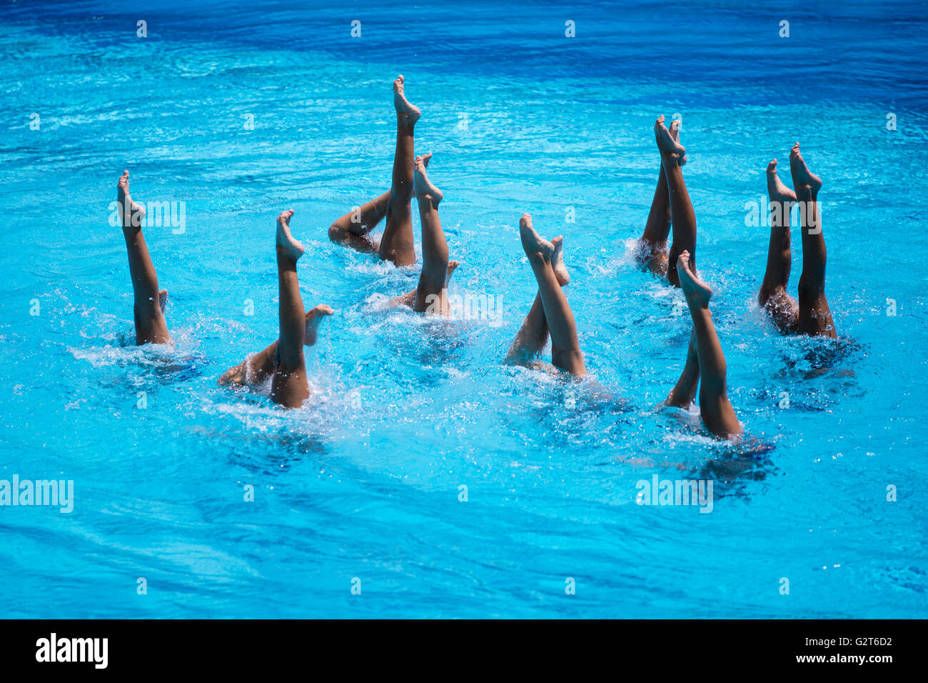 Synchronized swimming legs hi-res stock photography and images - Alamy
