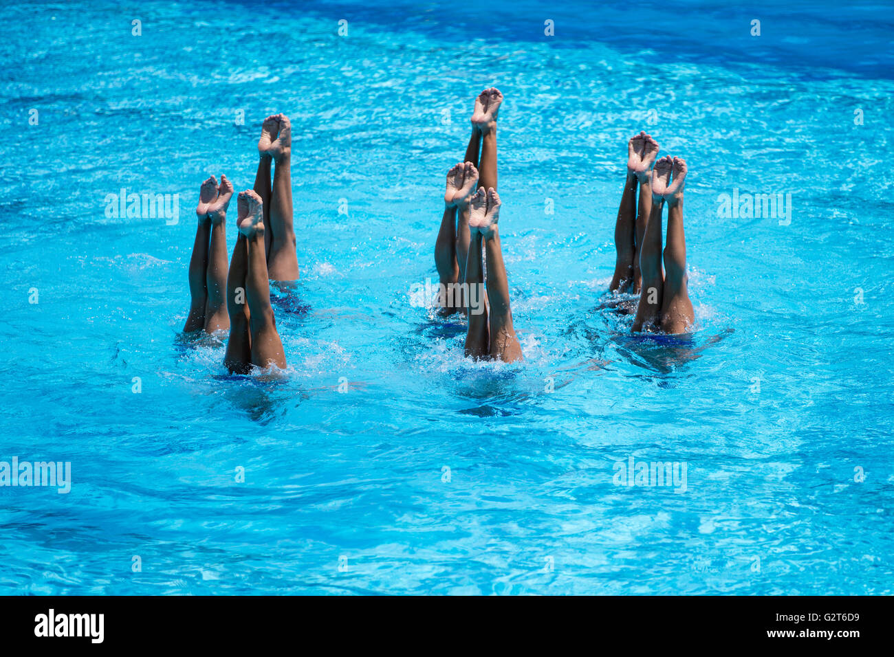 Synchronized swimming legs hi-res stock photography and images - Alamy