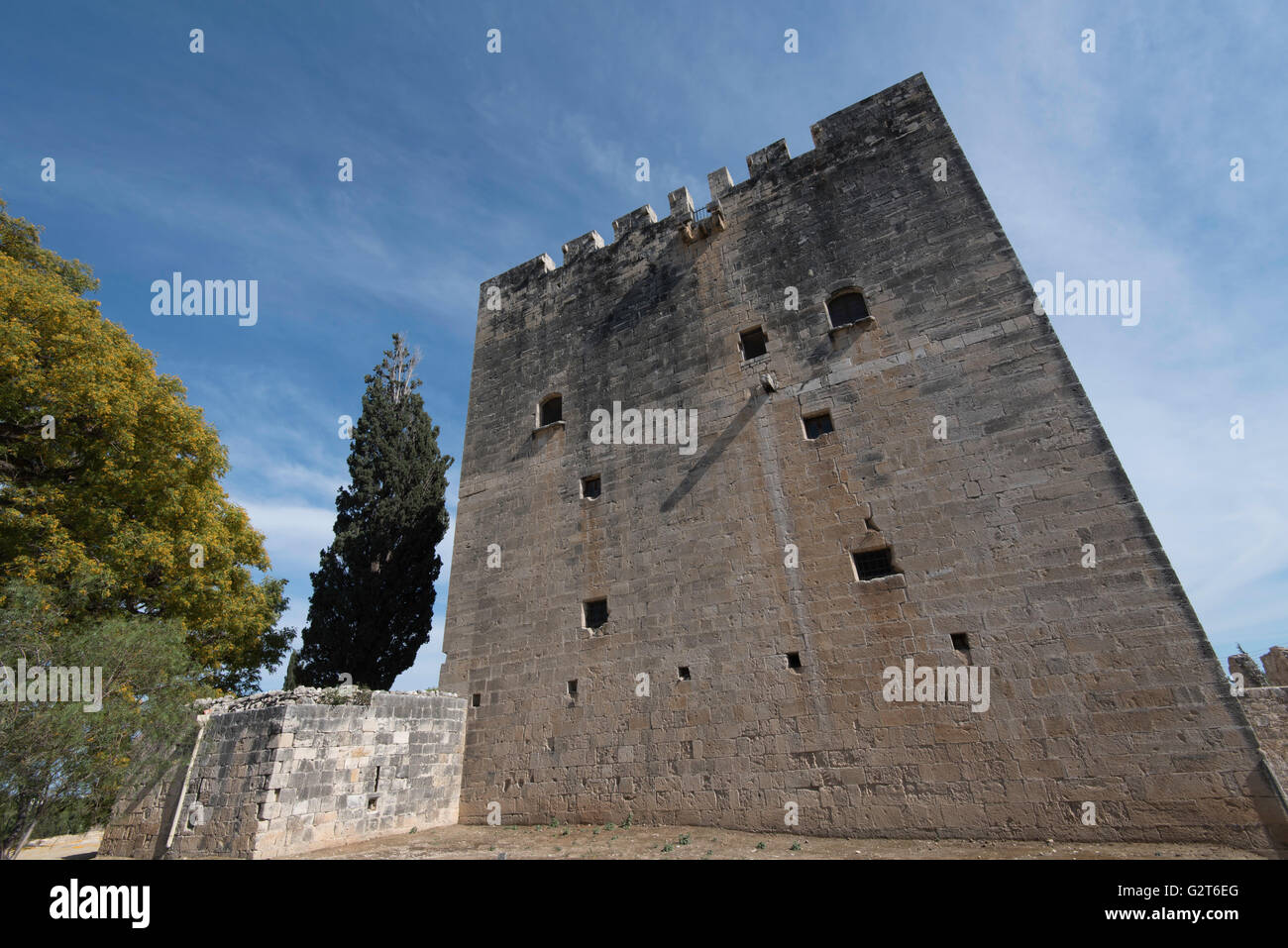 The famous ancient historical castle of Kolossi at Limassol area in ...