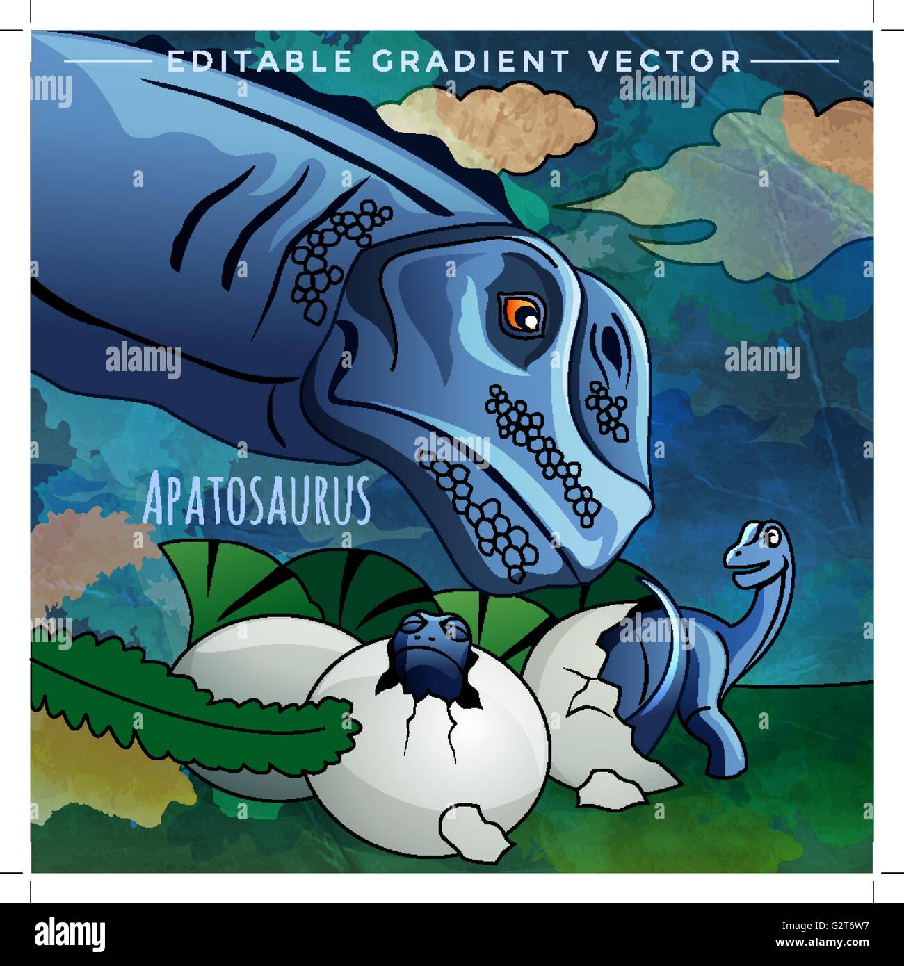 Apatosaurus Cut Out Stock Images & Pictures - Alamy