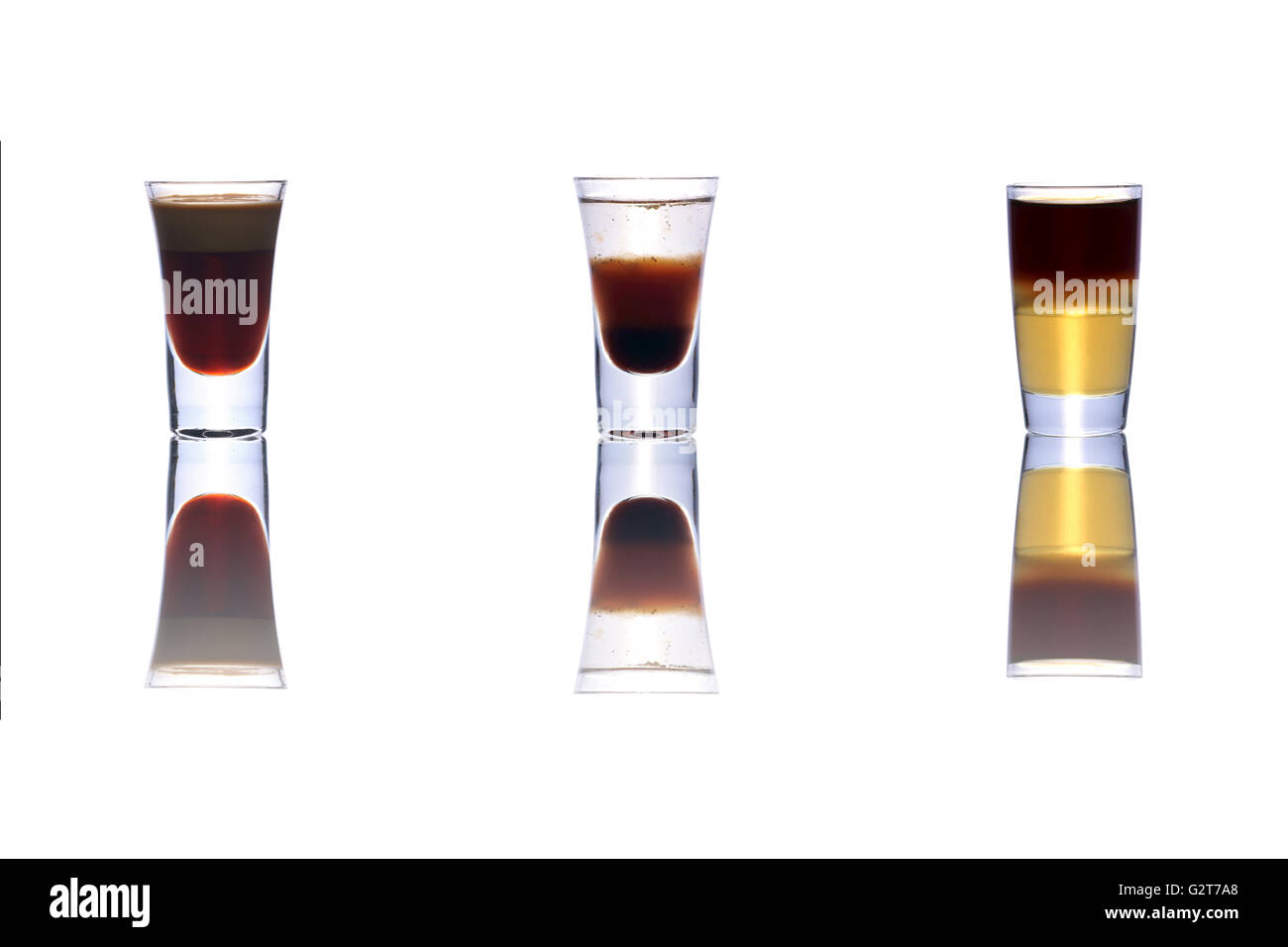 Set of shooters on white Stock Photo - Alamy