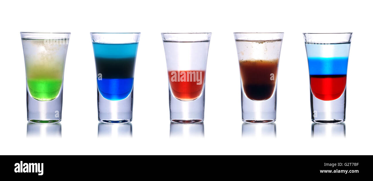Shooters cocktails hi-res stock photography and images - Alamy