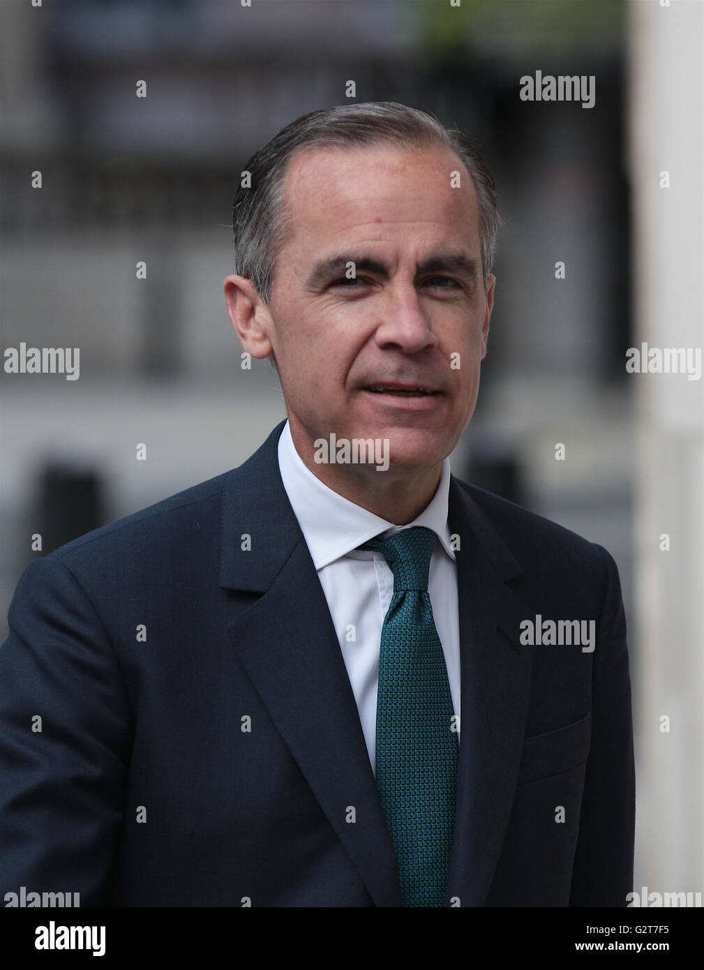 LONDON - MAY 15, 2016: Mark Carney Governor of the Bank of England seen ...