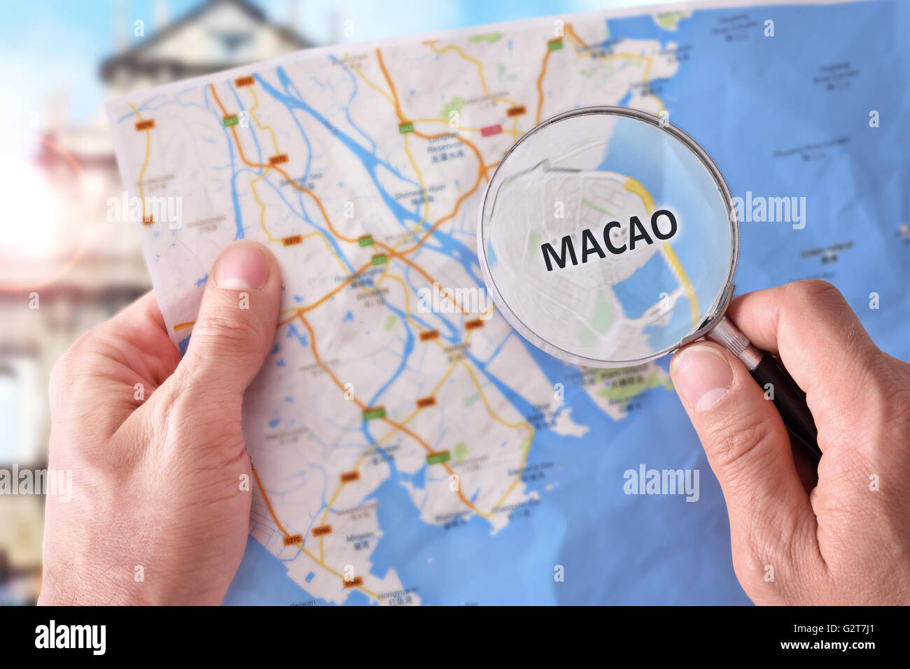 Map Of Macao High Resolution Stock Photography and Images - Alamy