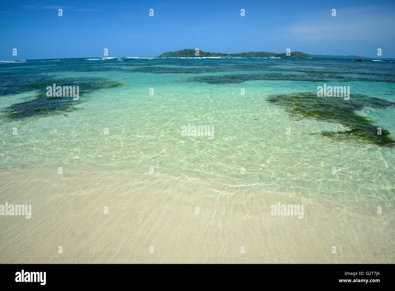 Carenero island in Bocas Del Toro, Panama Stock Photo - Alamy