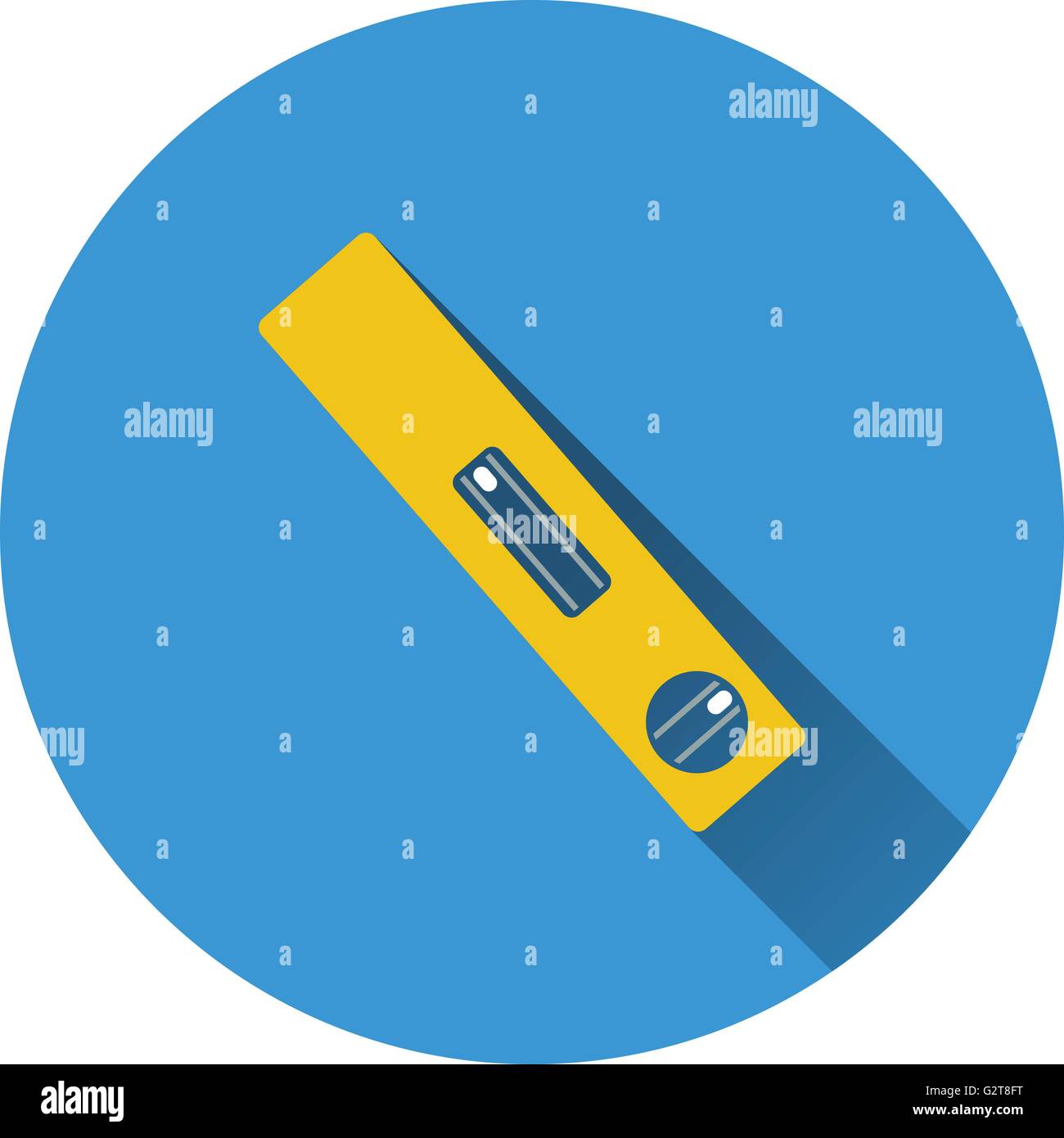 Icon of construction level . Flat design. Vector illustration Stock ...