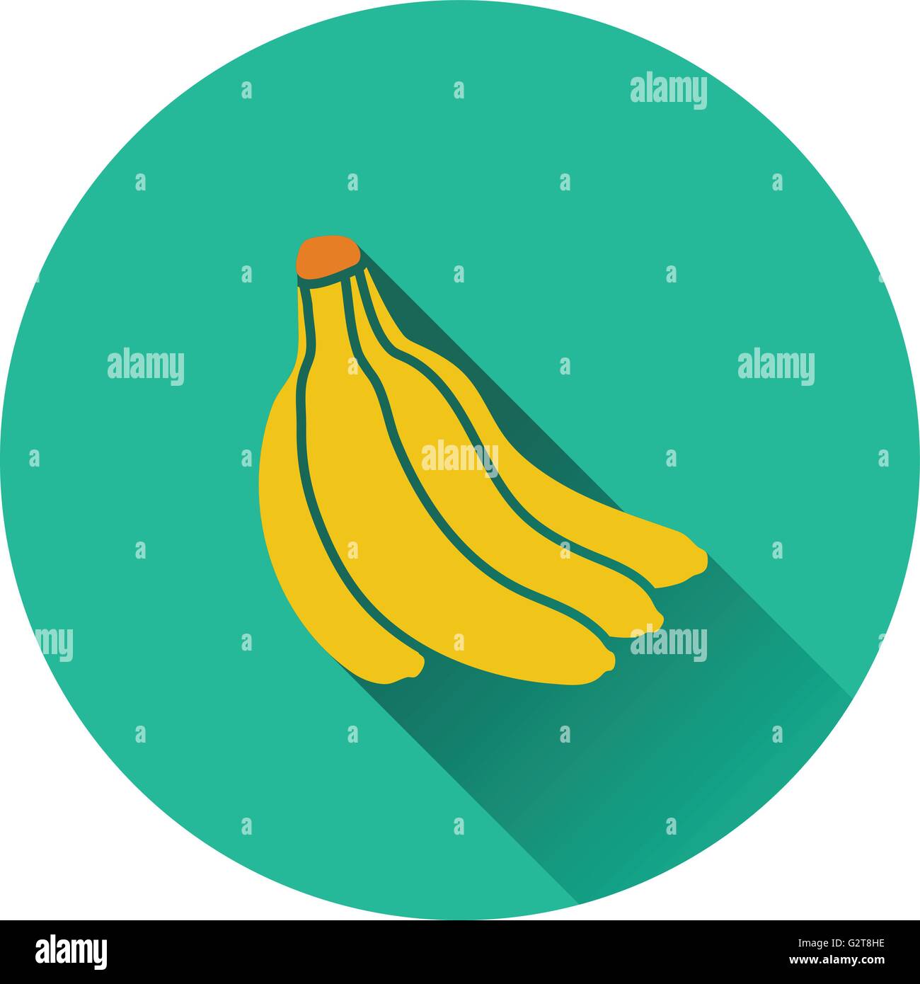 Banana icon. Flat design. Vector illustration Stock Vector Image & Art ...