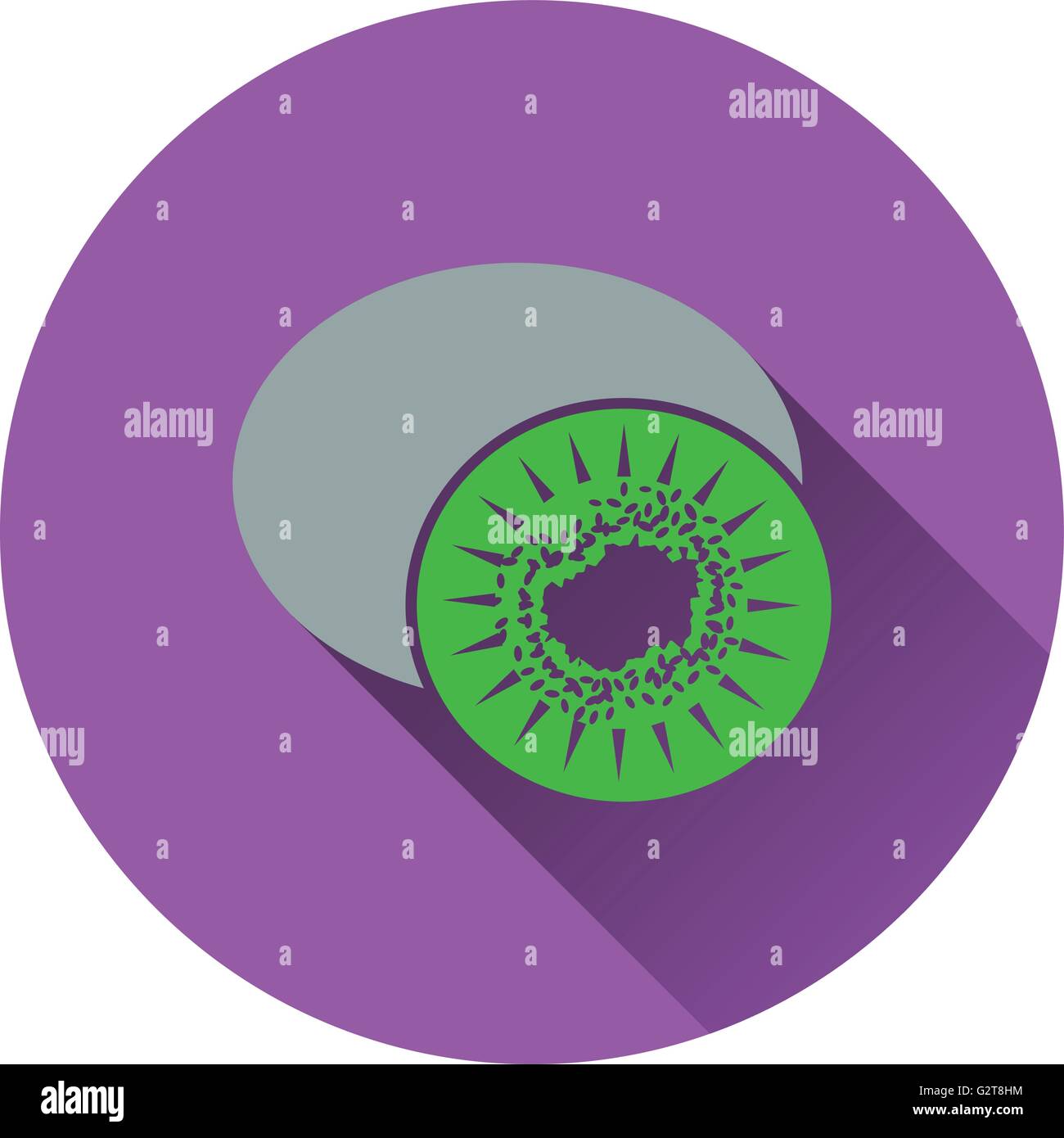Kiwi icon. Flat design. Vector illustration Stock Vector Image & Art ...