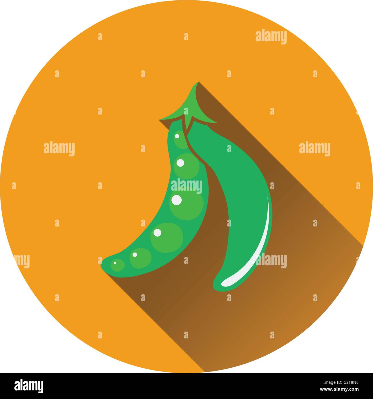 Pea icon. Flat design. Vector illustration Stock Vector Image & Art - Alamy