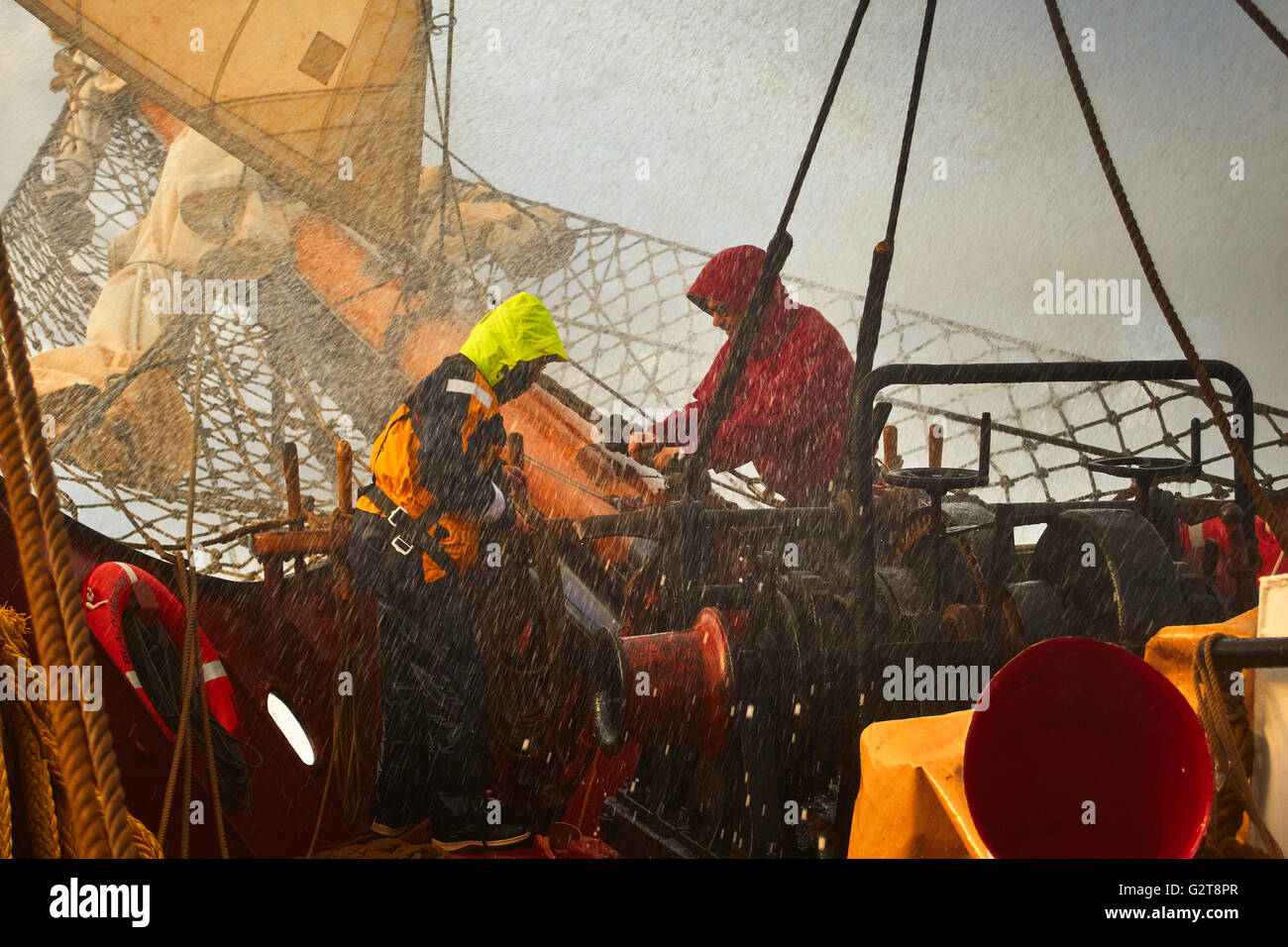 Bad weather sport sailing hi-res stock photography and images - Alamy