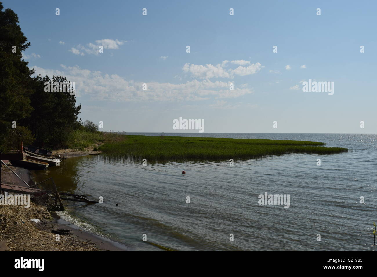 The Curonian Spit. View to the Curonian Gulf Stock Photo - Alamy