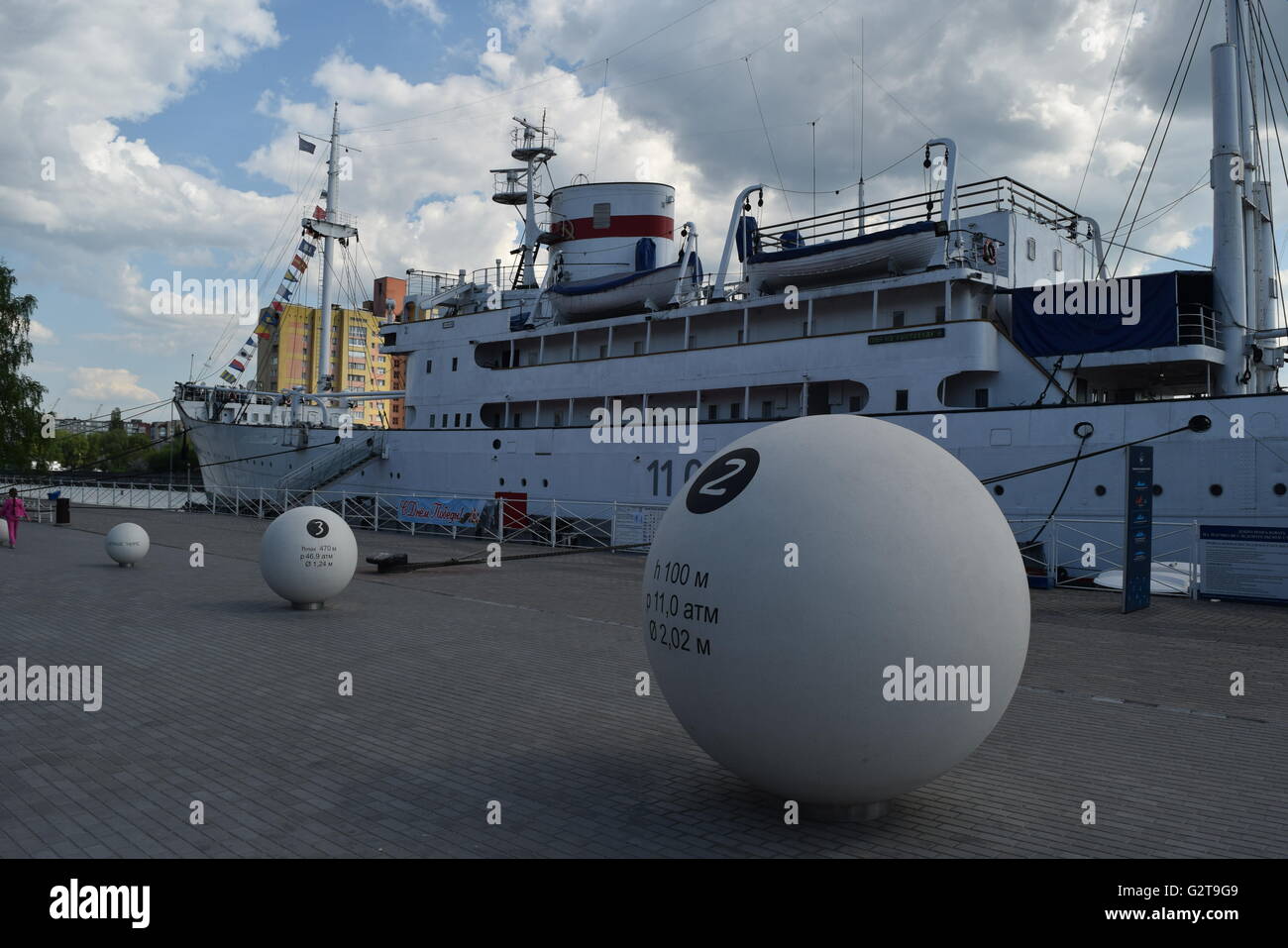 The World Ocean Museum in Kaliningrad. The Vityaz Research Ship Stock ...