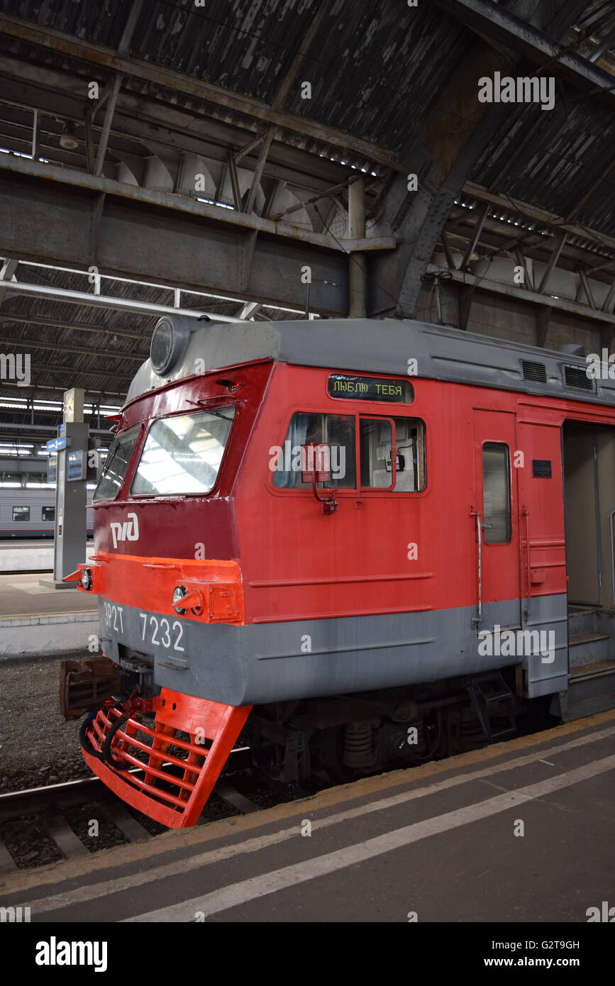 Railway station in Kaliningradskaya Oblast - the Russian rail (RZD ...