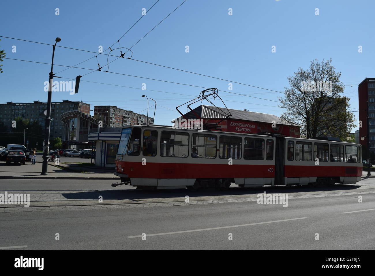 Tram view of Kaliningrad: modern state of the westernmost tramway in ...