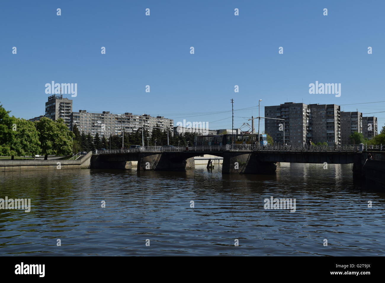 Tram view of Kaliningrad: modern state of the westernmost tramway in ...