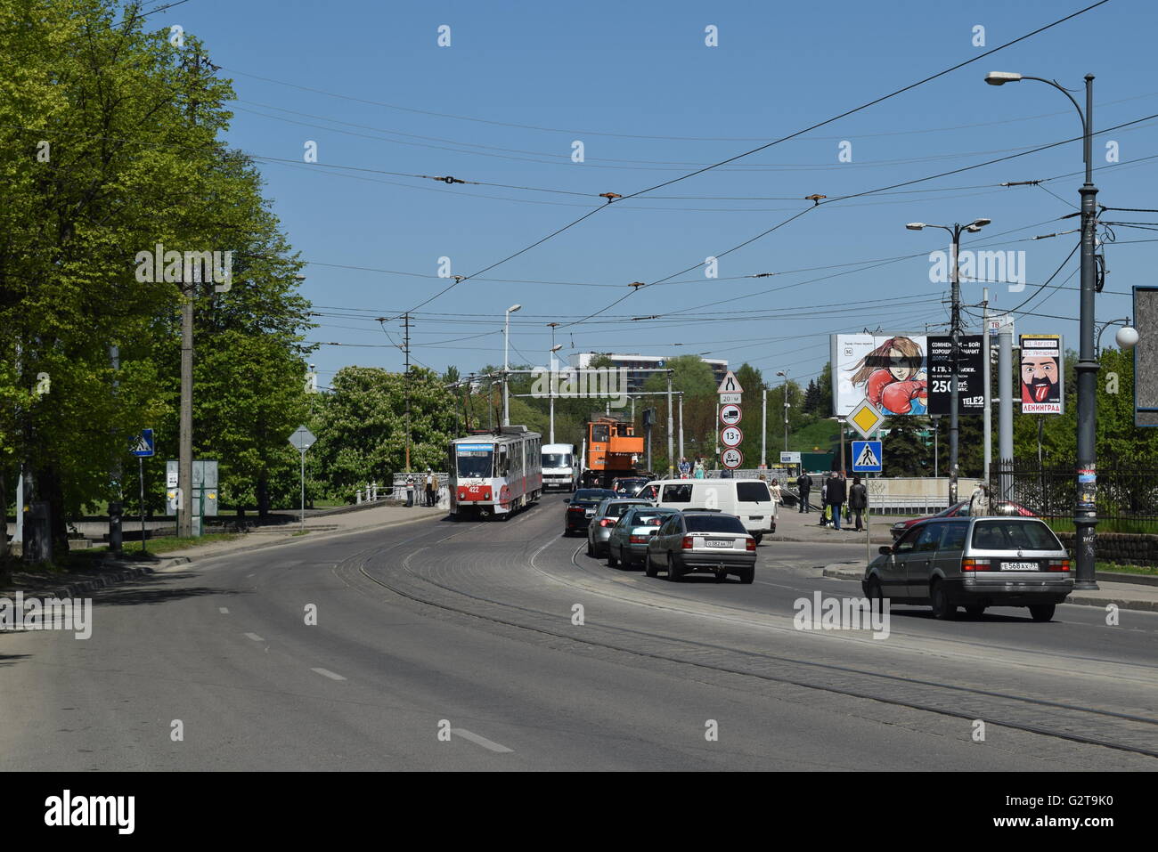 Tram view of Kaliningrad: modern state of the westernmost tramway in ...