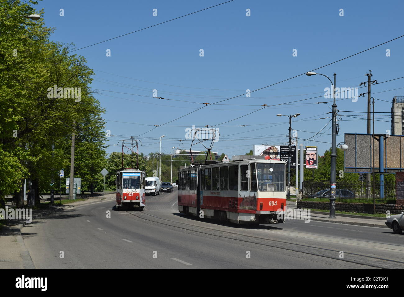Tram view of Kaliningrad: modern state of the westernmost tramway in ...