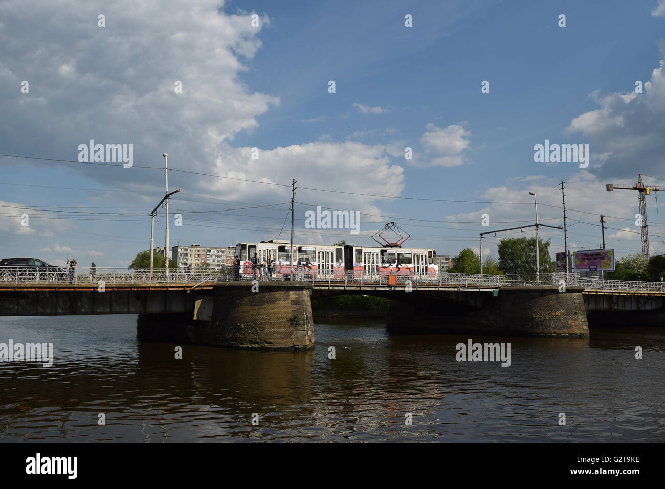 Tram view of Kaliningrad: modern state of the westernmost tramway in ...