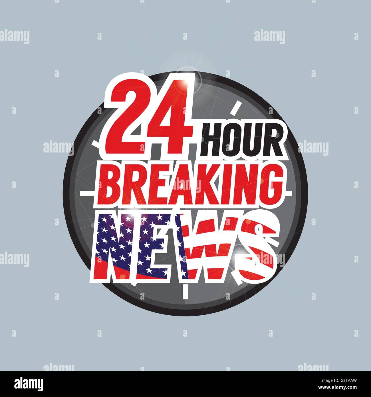 News 24 Stock Vector Images - Alamy