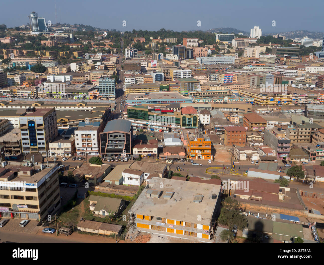 Uganda, Kampala city skyline Stock Photo - Alamy