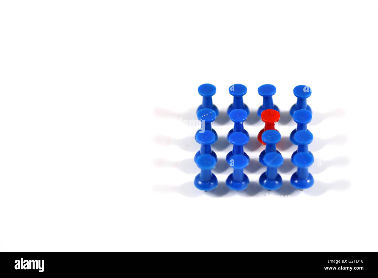 A different/unique pin among others Stock Photo - Alamy