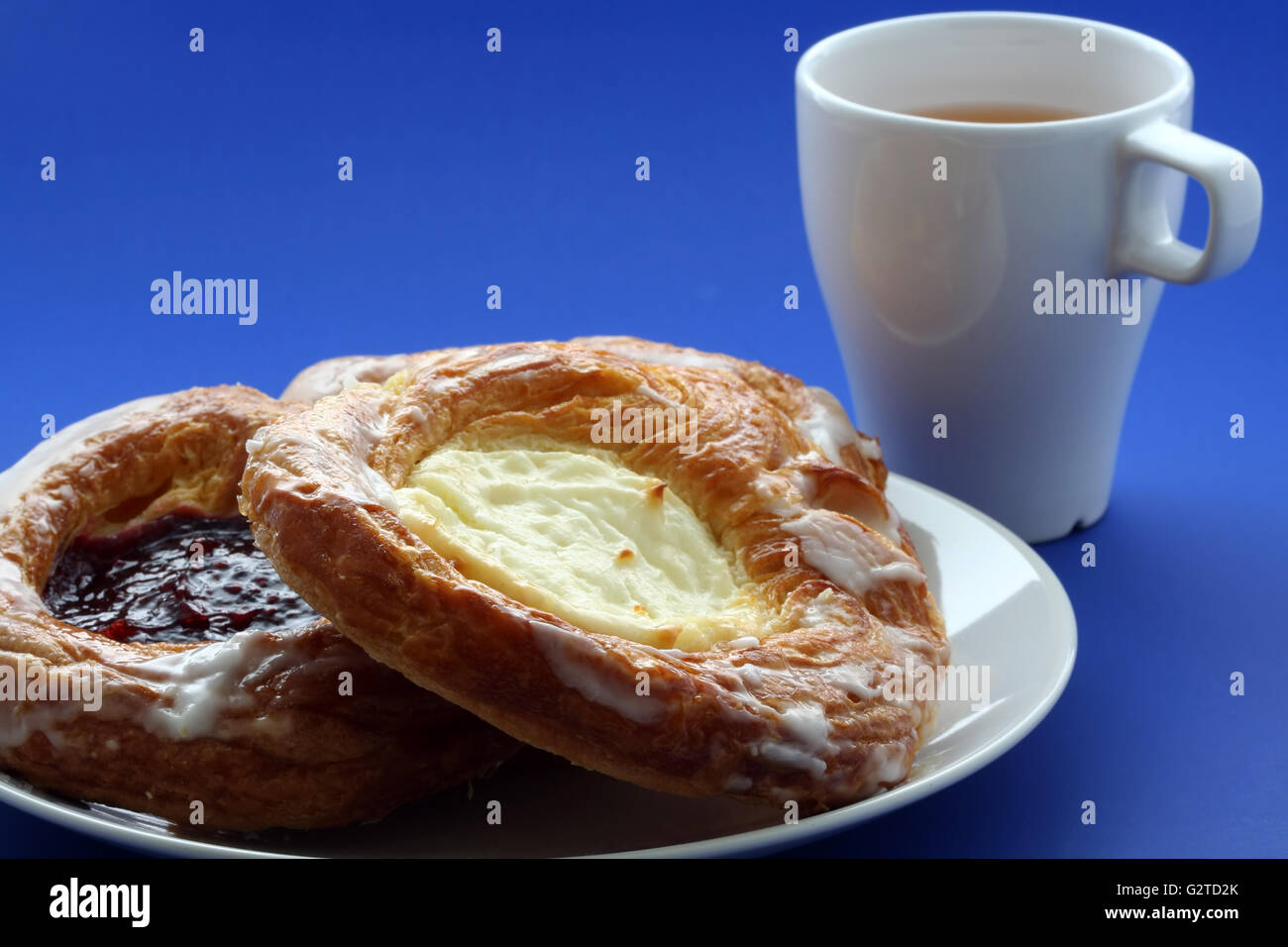 Danish bakery for breakfast Stock Photo - Alamy