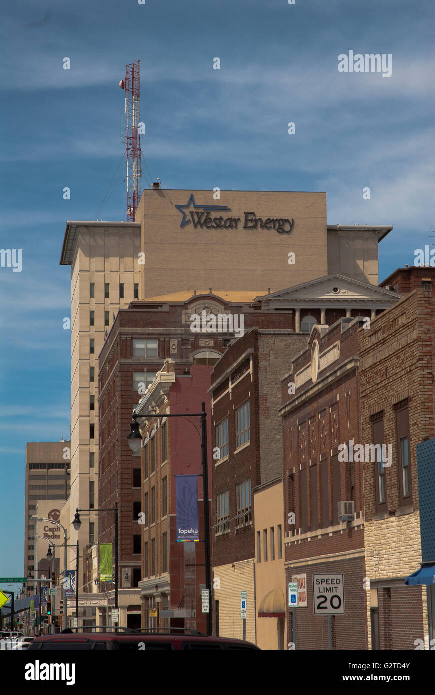 Topeka, Shawnee County, Kansas, USA, Westar Energy headquarters ...